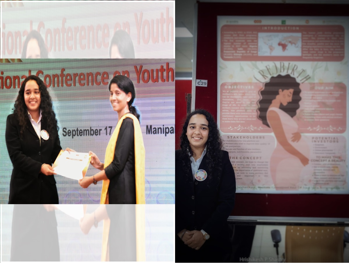 Best Concept Poster Award bagged by Ms Japman Kaur